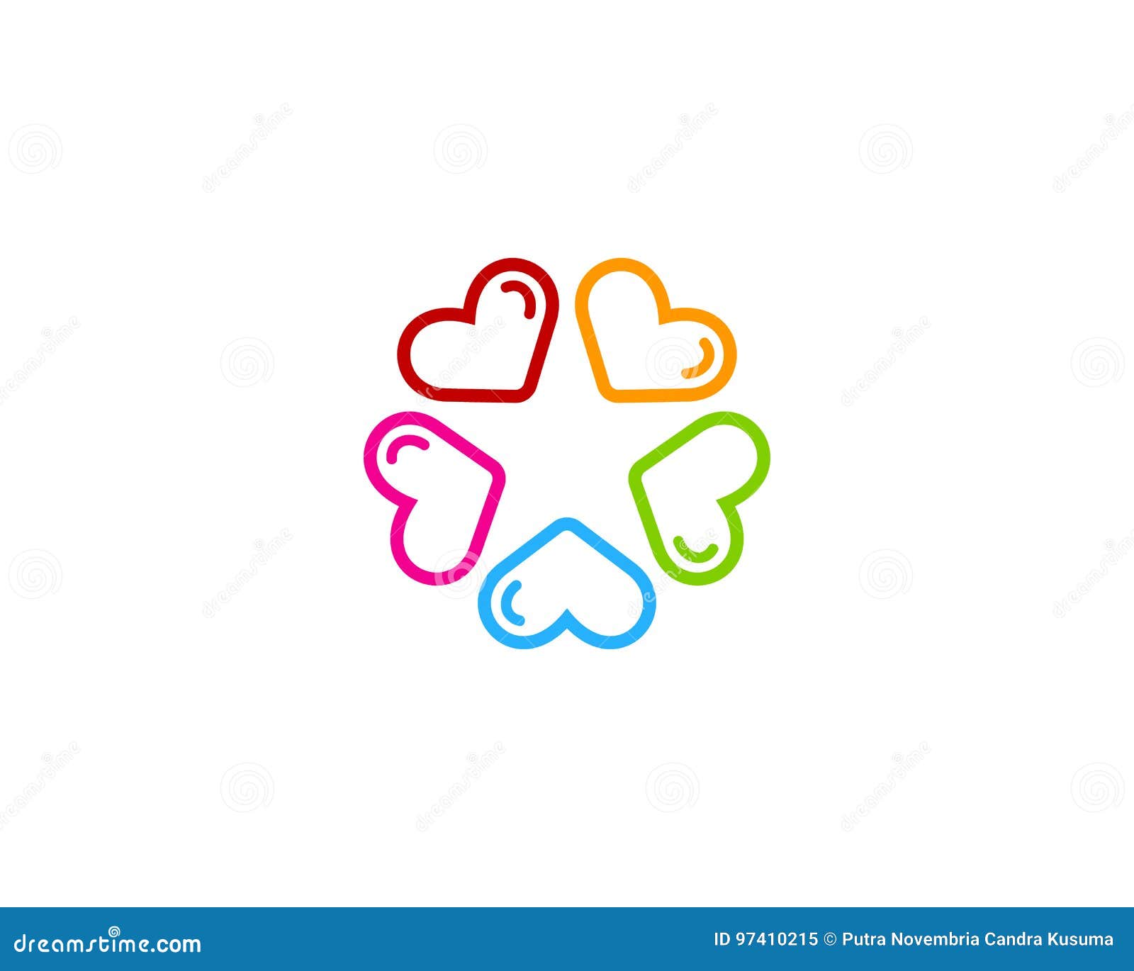 Love Star Icon Logo Design Element Stock Vector - Illustration of ...