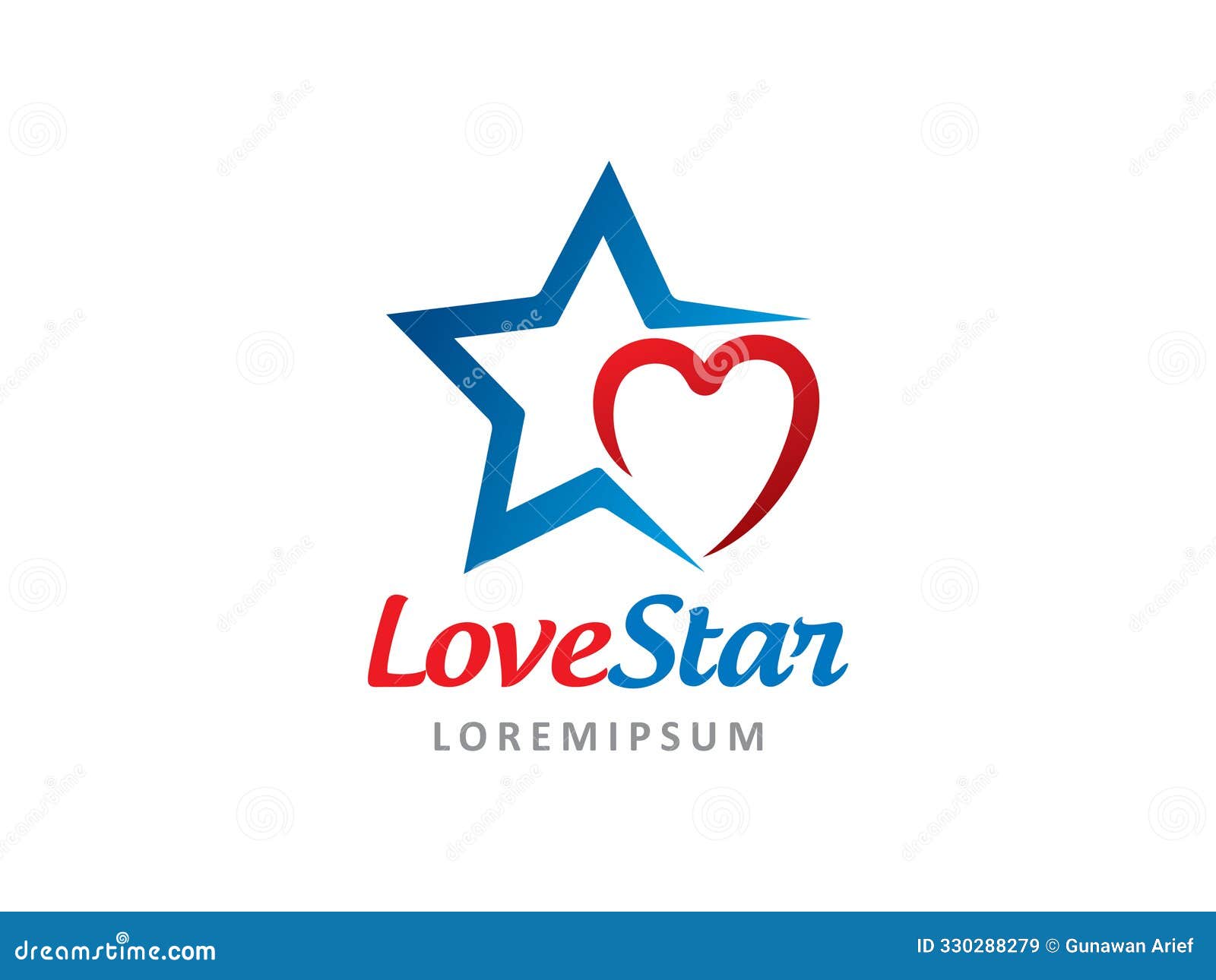 Love and Star Logo Symbol or Icon Template Stock Vector - Illustration ...