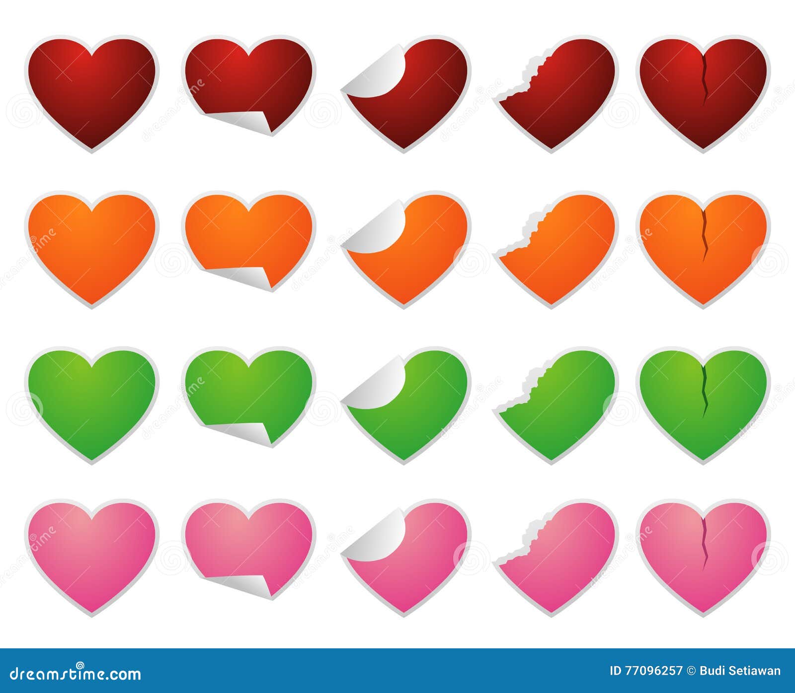 Love sticker stock vector. Illustration of stickiest - 77096257