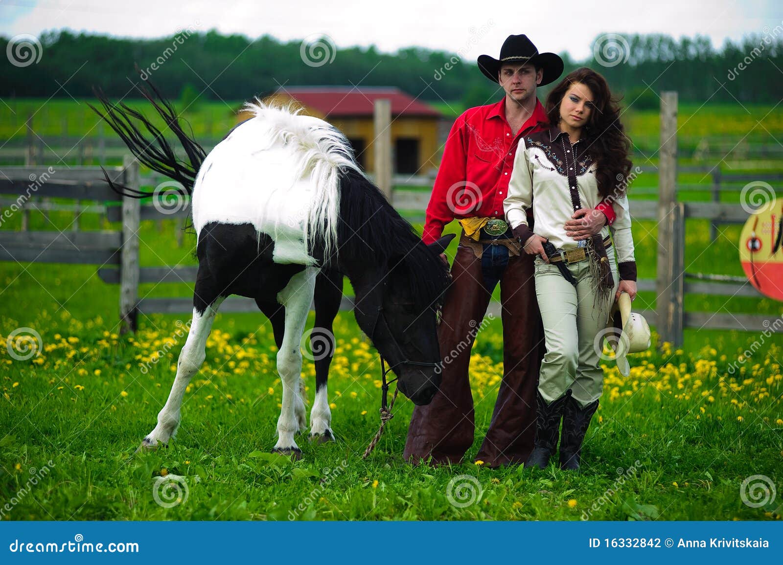 Love story stock photo. Image of cowboy, girlfriend, hold - 16332842