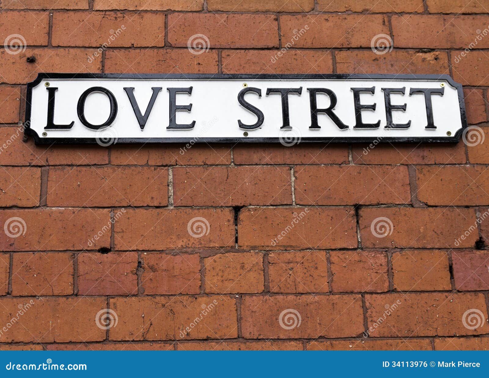 Love Street Sign stock photo. Image of valentines, village - 34113976