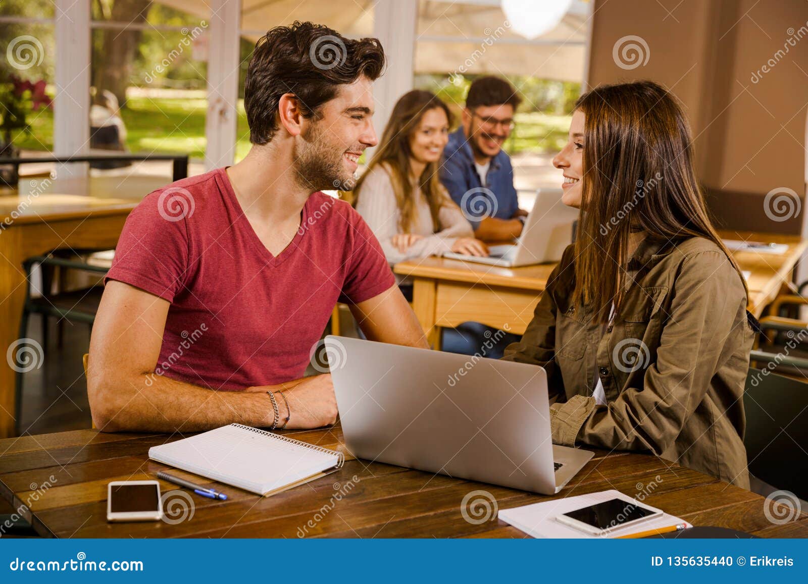 We love studying together stock photo. Image of learning - 135635440