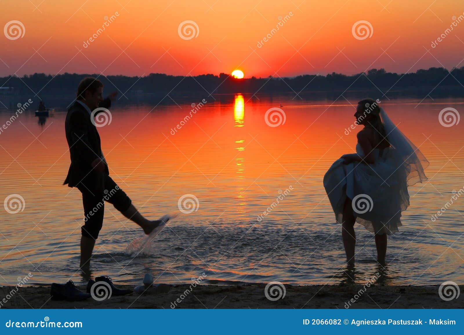 Love and sunset stock photo. Image of horizon, couple - 2066082