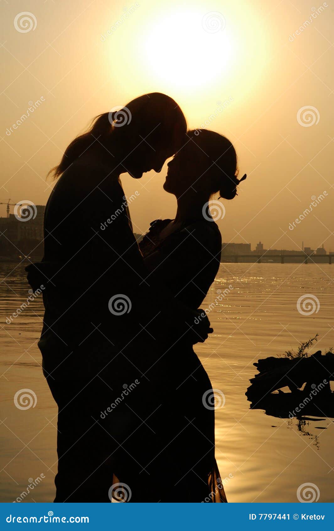 Love at Sunset stock image. Image of relaxing, romance - 7797441