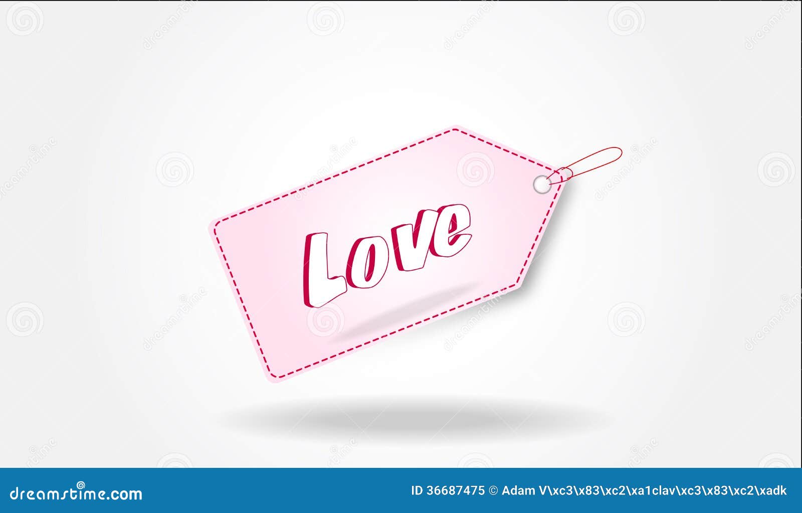 Love tag stock illustration. Illustration of lovers, heart - 36687475