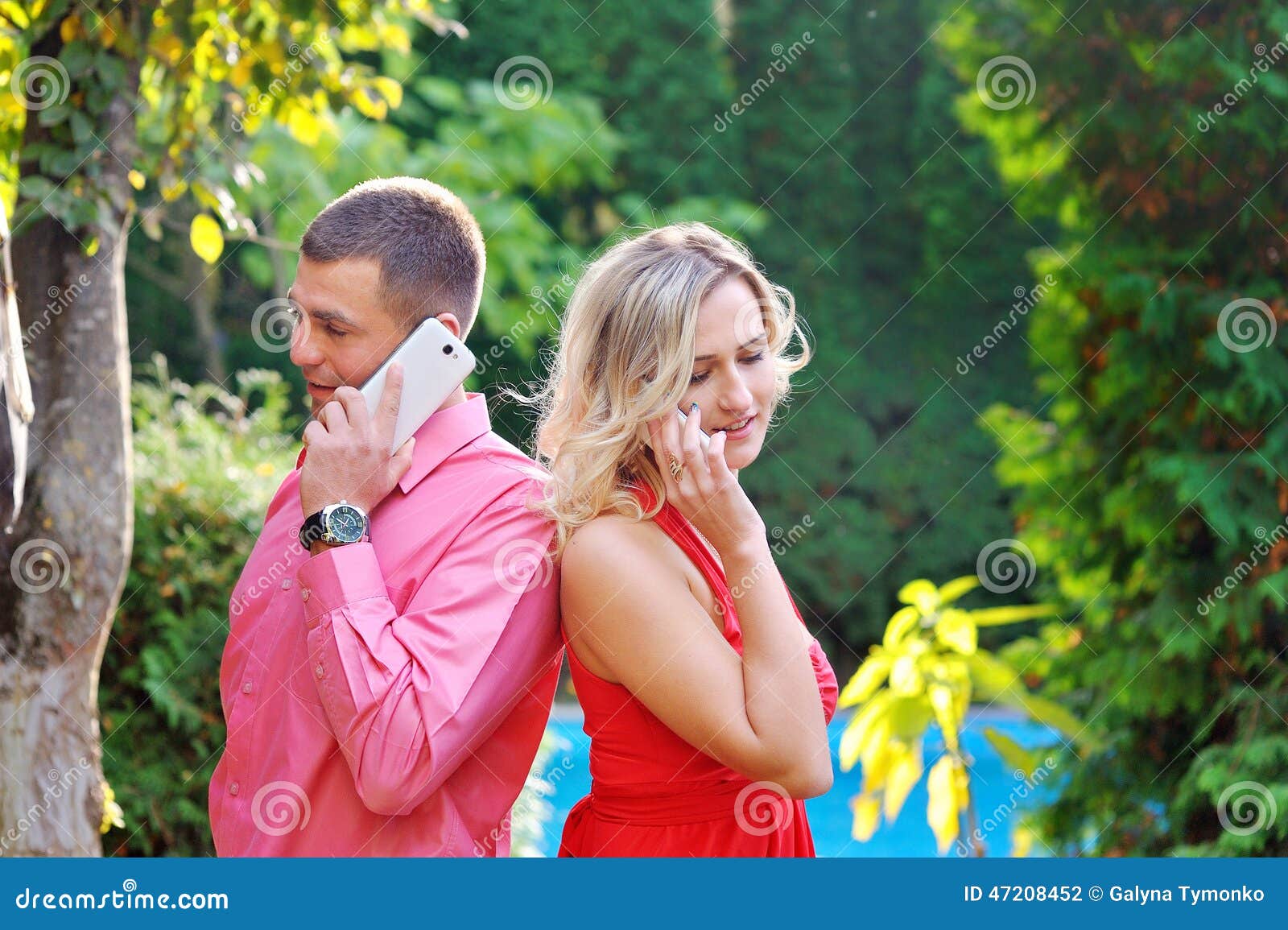 Love talking on the phone stock photo. Image of cheerful - 47208452