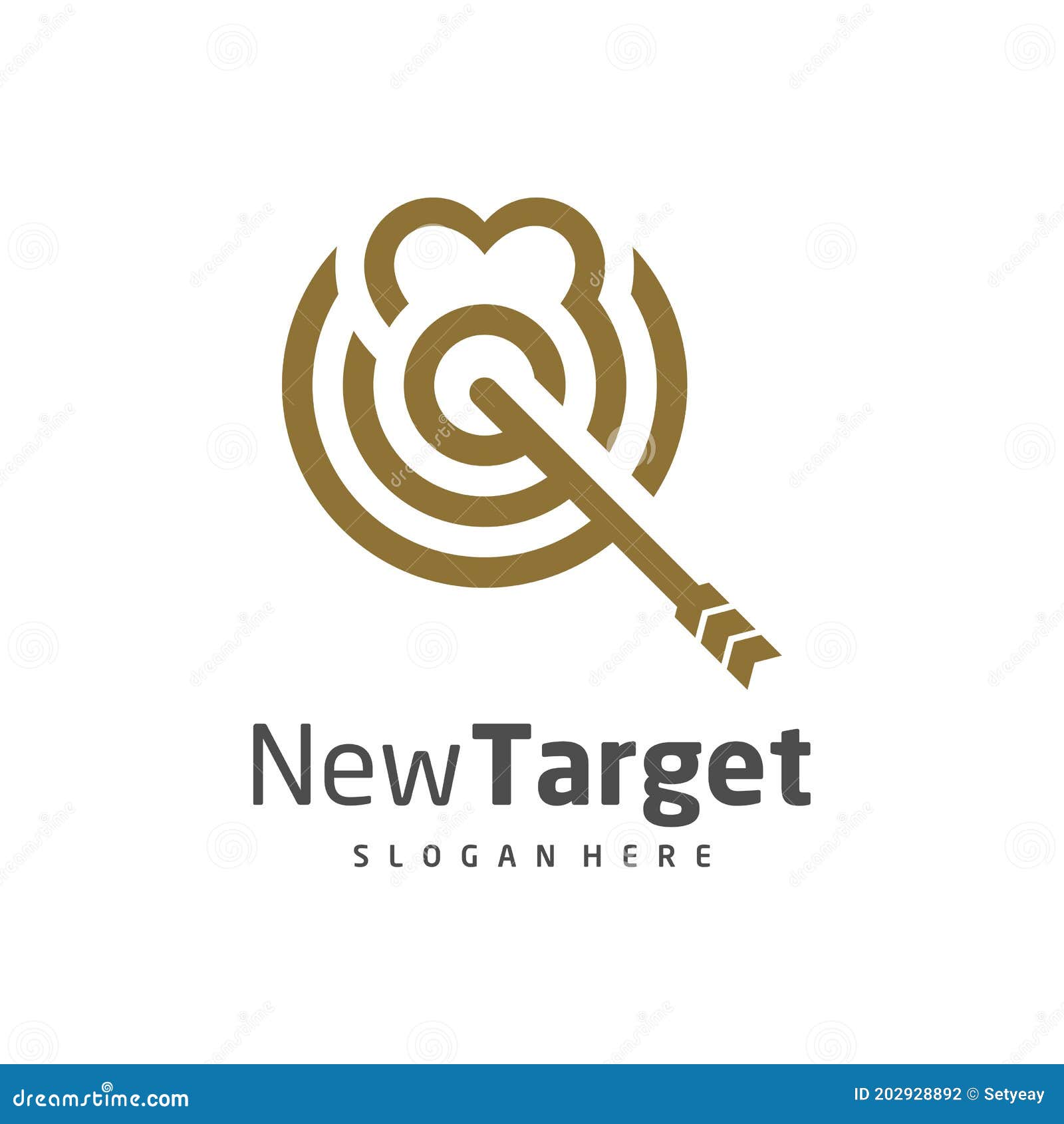 Love Target Logo Vector Template, Creative Target Logo Design Concepts ...