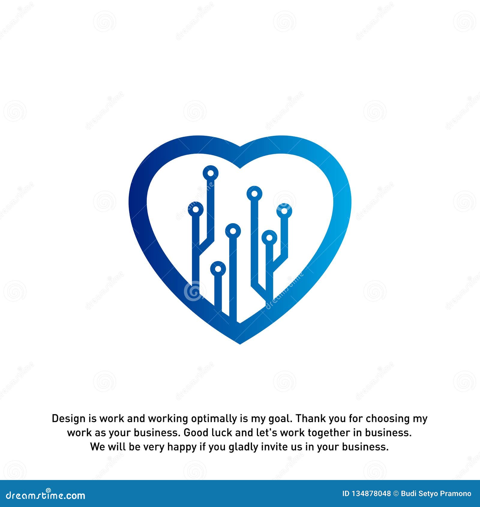 Love Tech Creative Logo Concepts, Tech Logo Template, Elements and ...