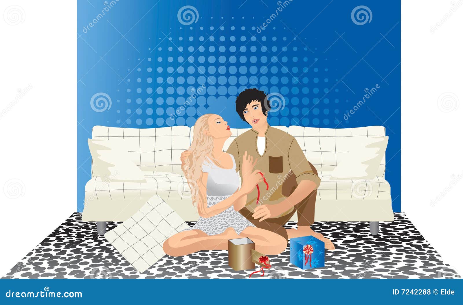 Tenderness Cartoons, Illustrations & Vector Stock Images - 123545 ...