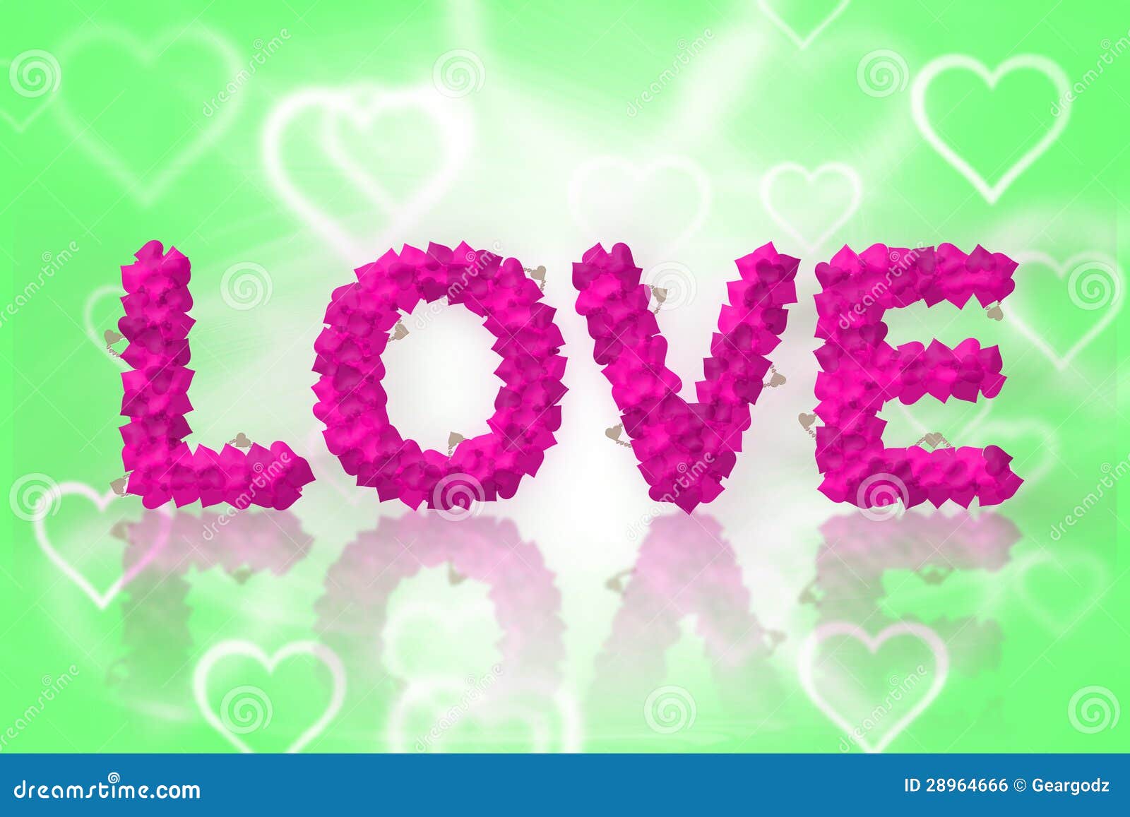 Love text stock illustration. Illustration of bright - 28964666