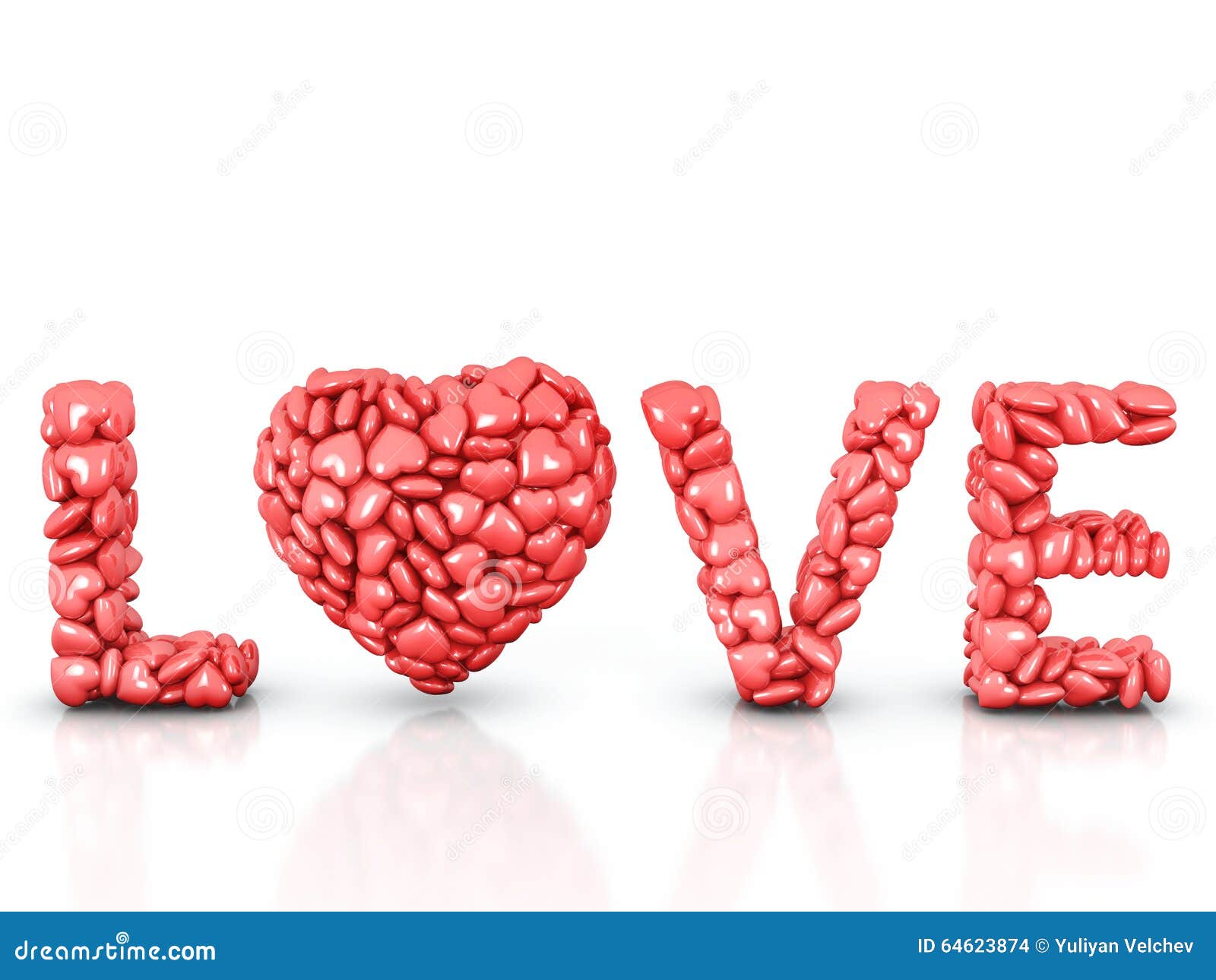 Love text formet hearts stock illustration. Illustration of symbol ...