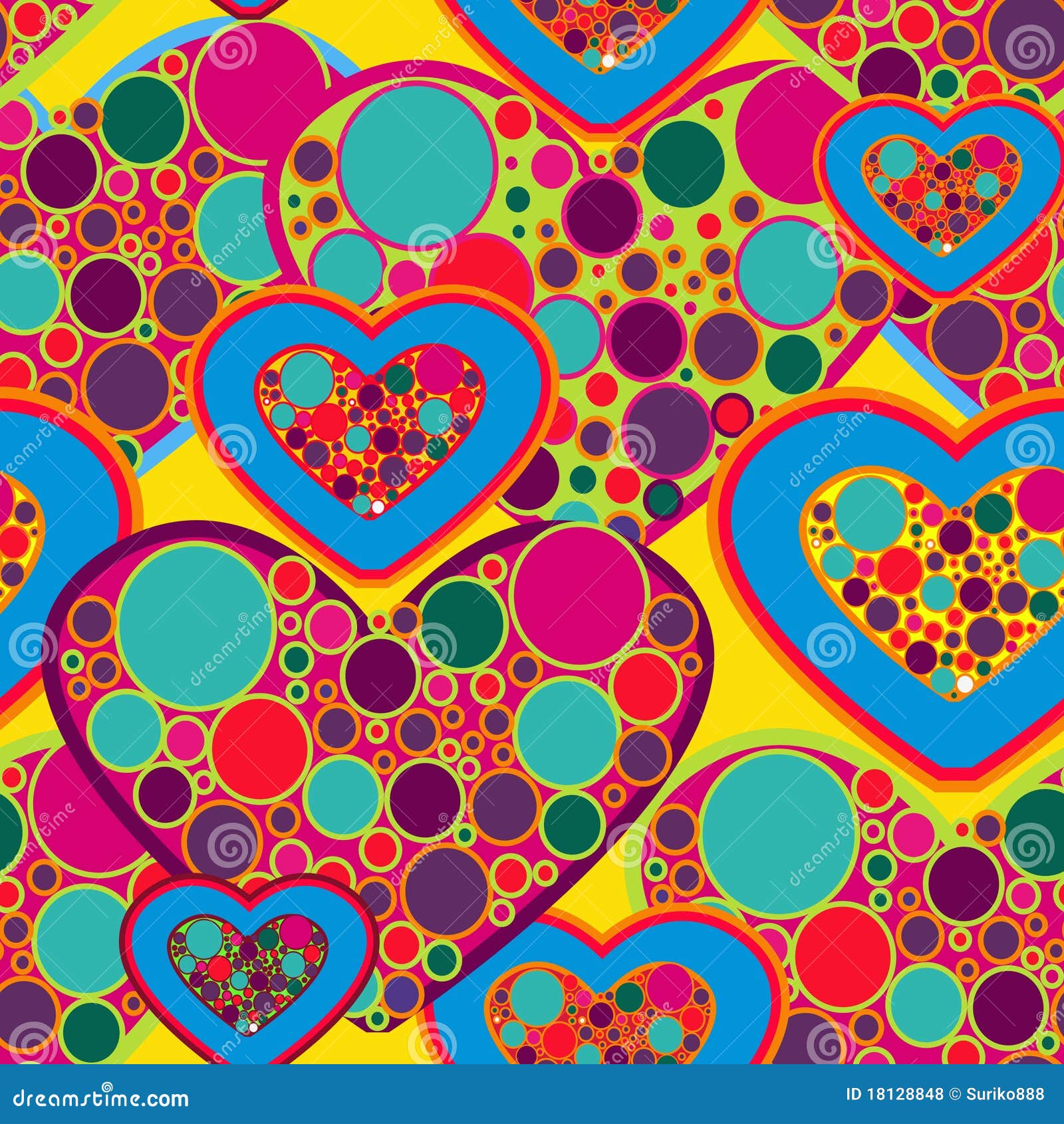 Love texture stock vector. Illustration of indian, psychedelic - 18128848