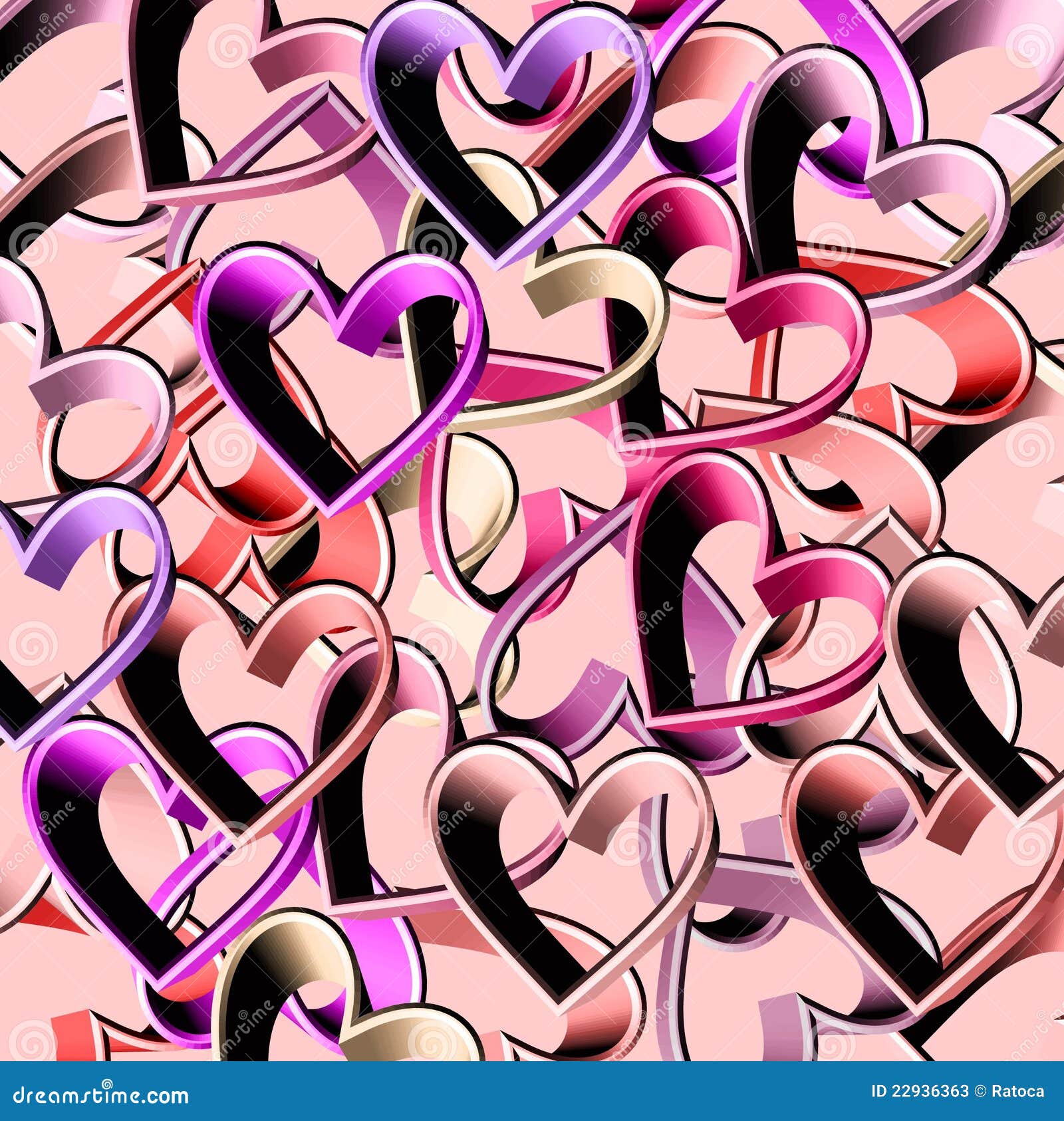 Love texture stock vector. Illustration of decor, valentine - 22936363