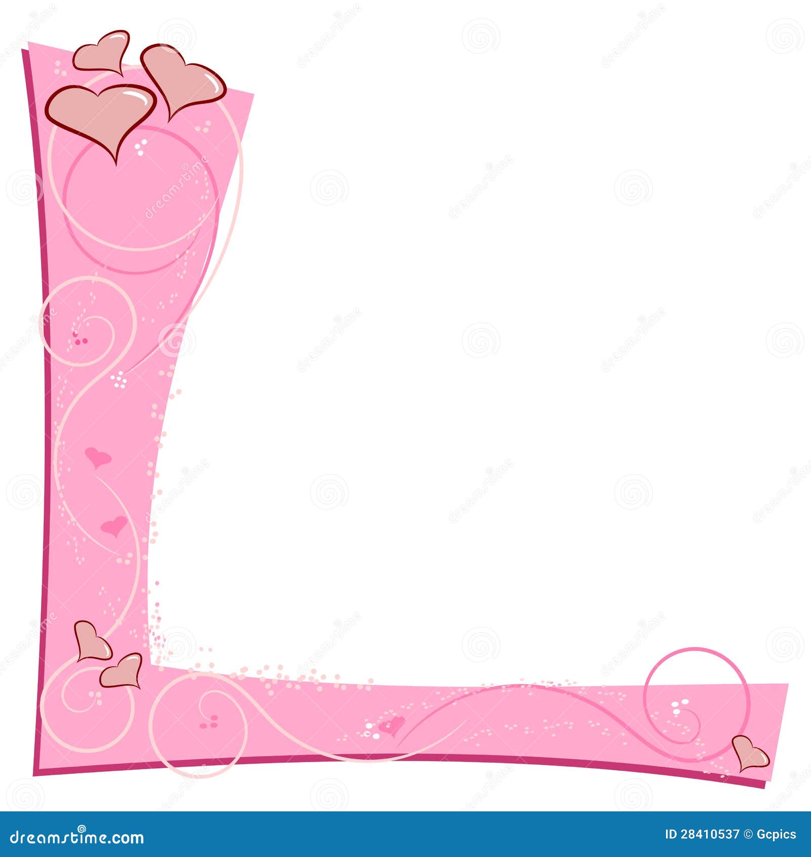 Love Themed Border Frame stock vector. Illustration of romance - 28410537