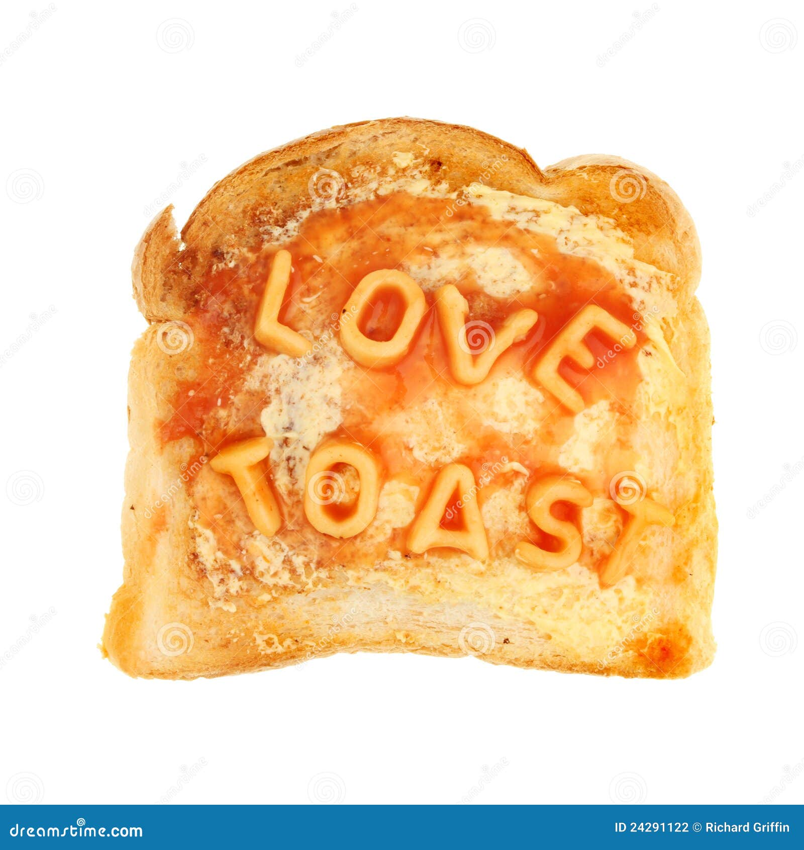 Love on toast stock photo. Image of food, white, sauce - 24291122