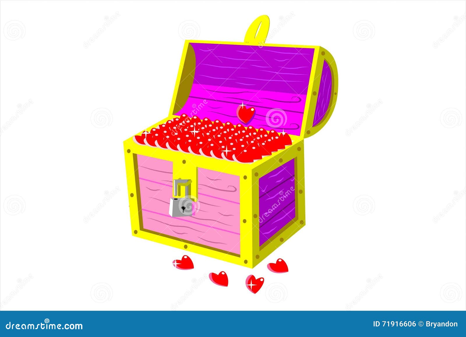 Love treasure stock illustration. Illustration of awesome - 71916606
