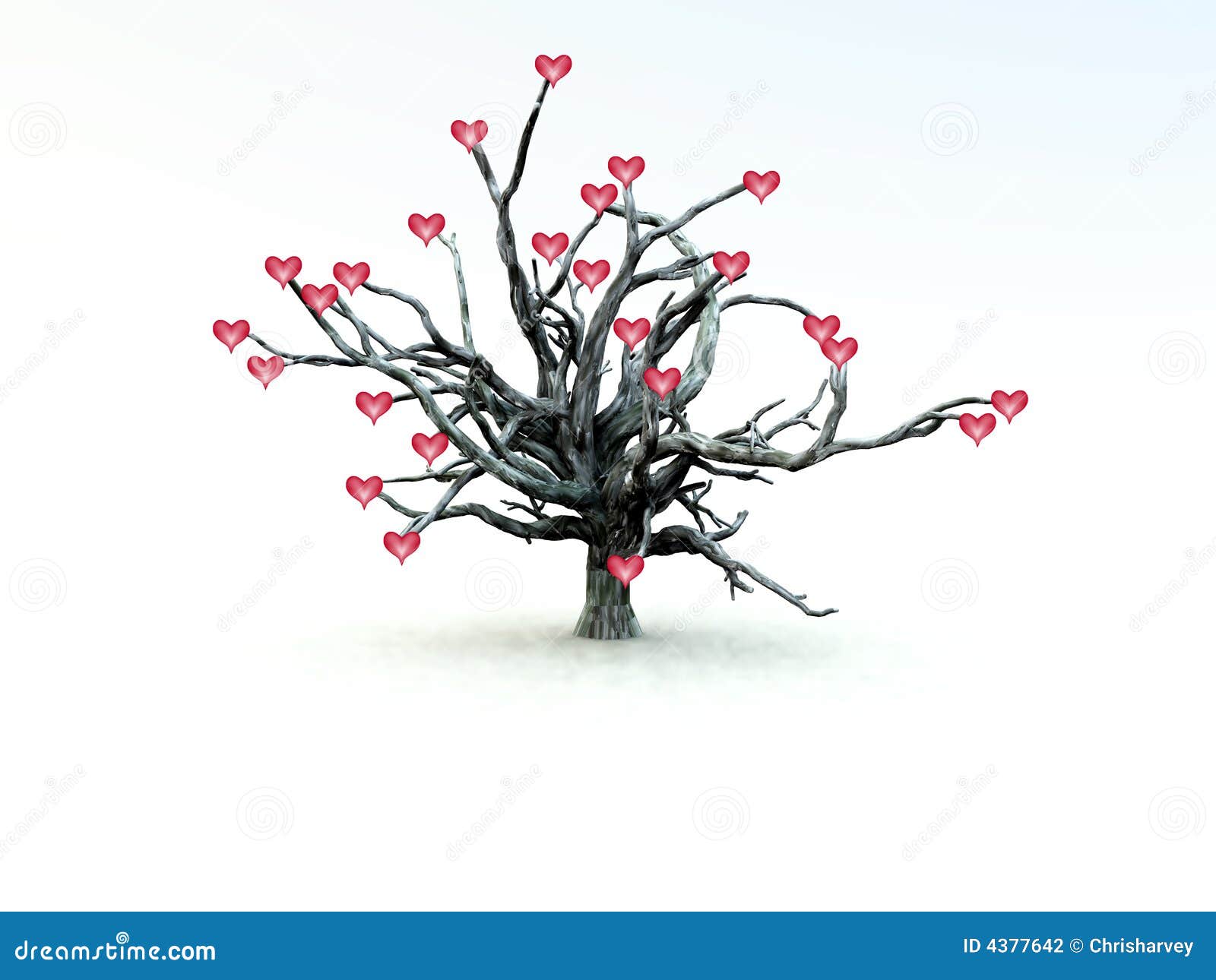 Love Tree stock illustration. Illustration of emotion - 4377642