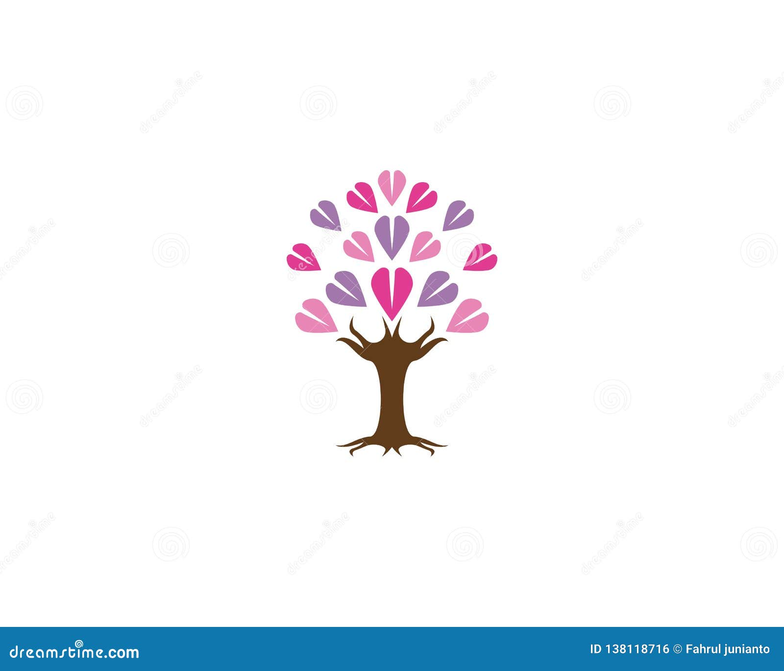 Love Tree Icon Vectorillustration Stock Vector - Illustration of design ...