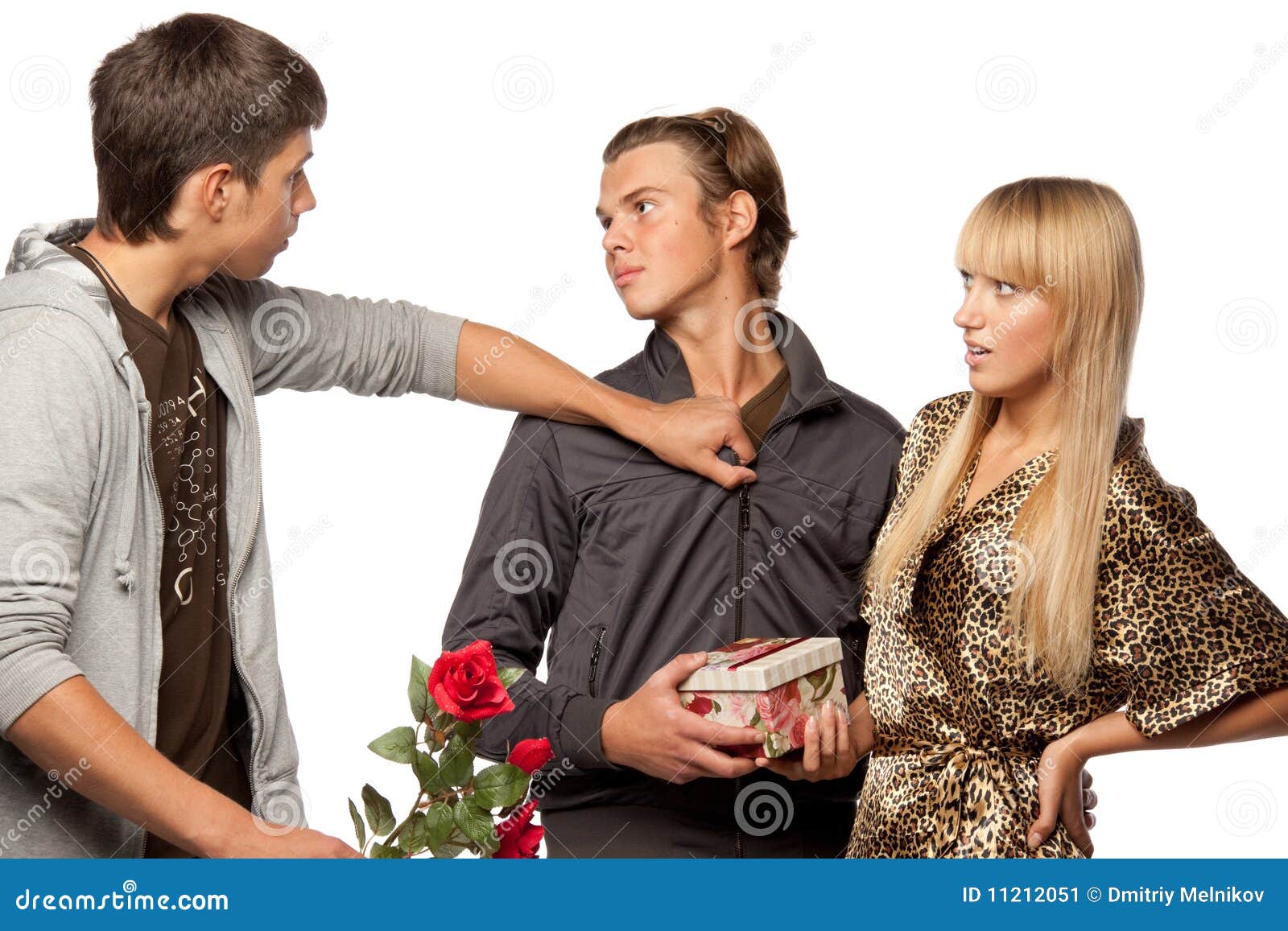 Love triangle stock image. Image of blonde, double, bouquet - 11212051
