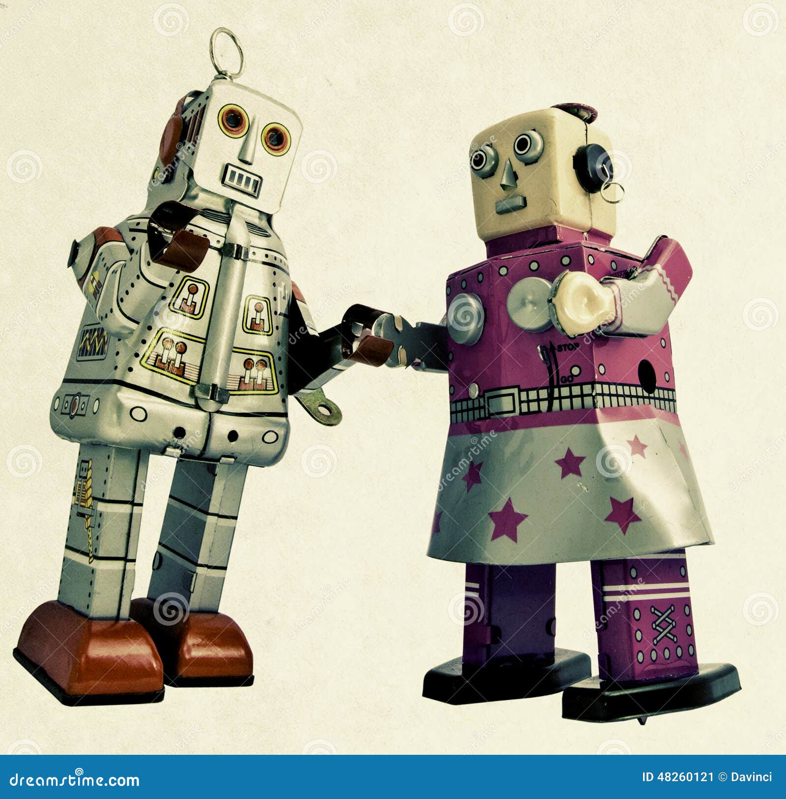 Love stock image. Image of robots, husband, collect, retro - 48260121