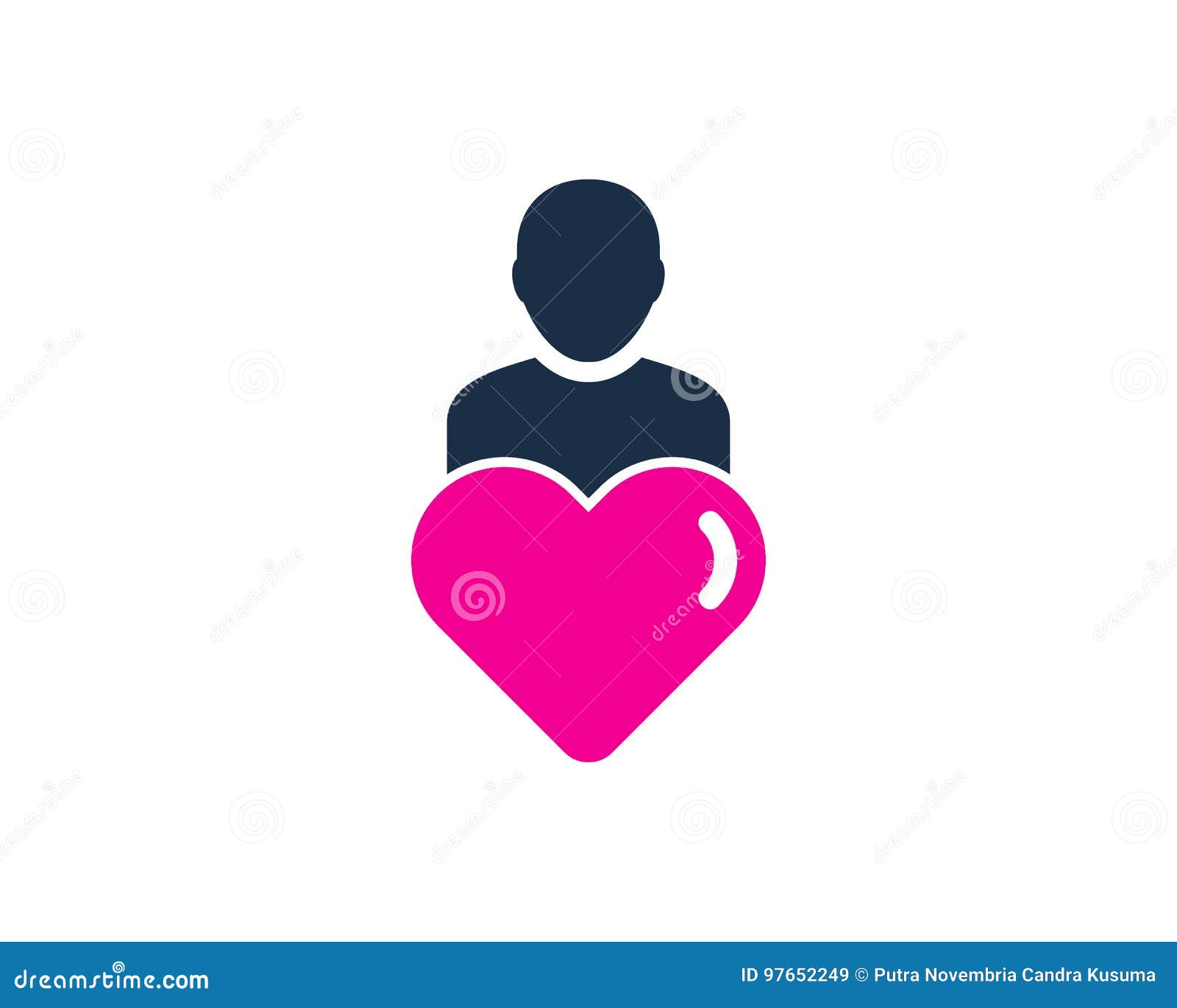 Love User Icon Logo Design Element Stock Vector - Illustration of ... Love User Icon Logo Design Element Stock Vector - Illustration of ...