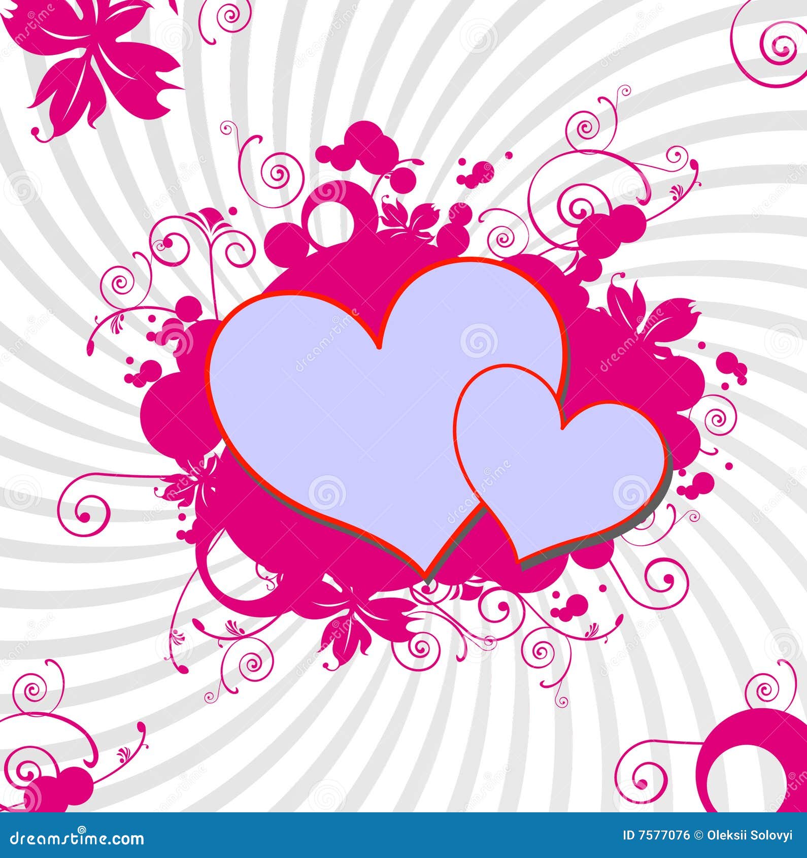 Love vector background stock vector. Illustration of scroll - 7577076