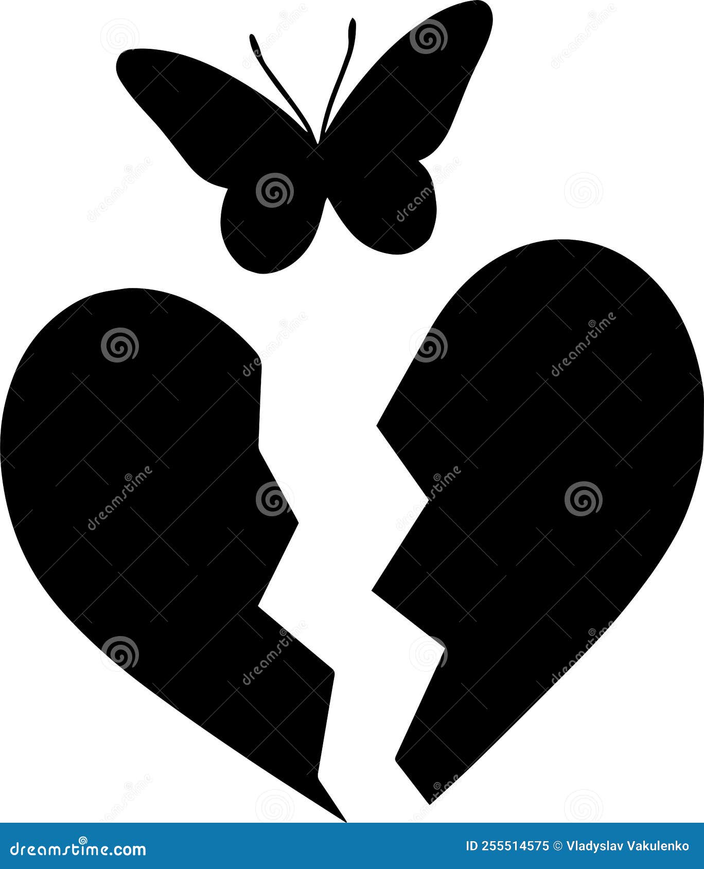 Love Vector Stencil, Black and White Stock Vector - Illustration of ...