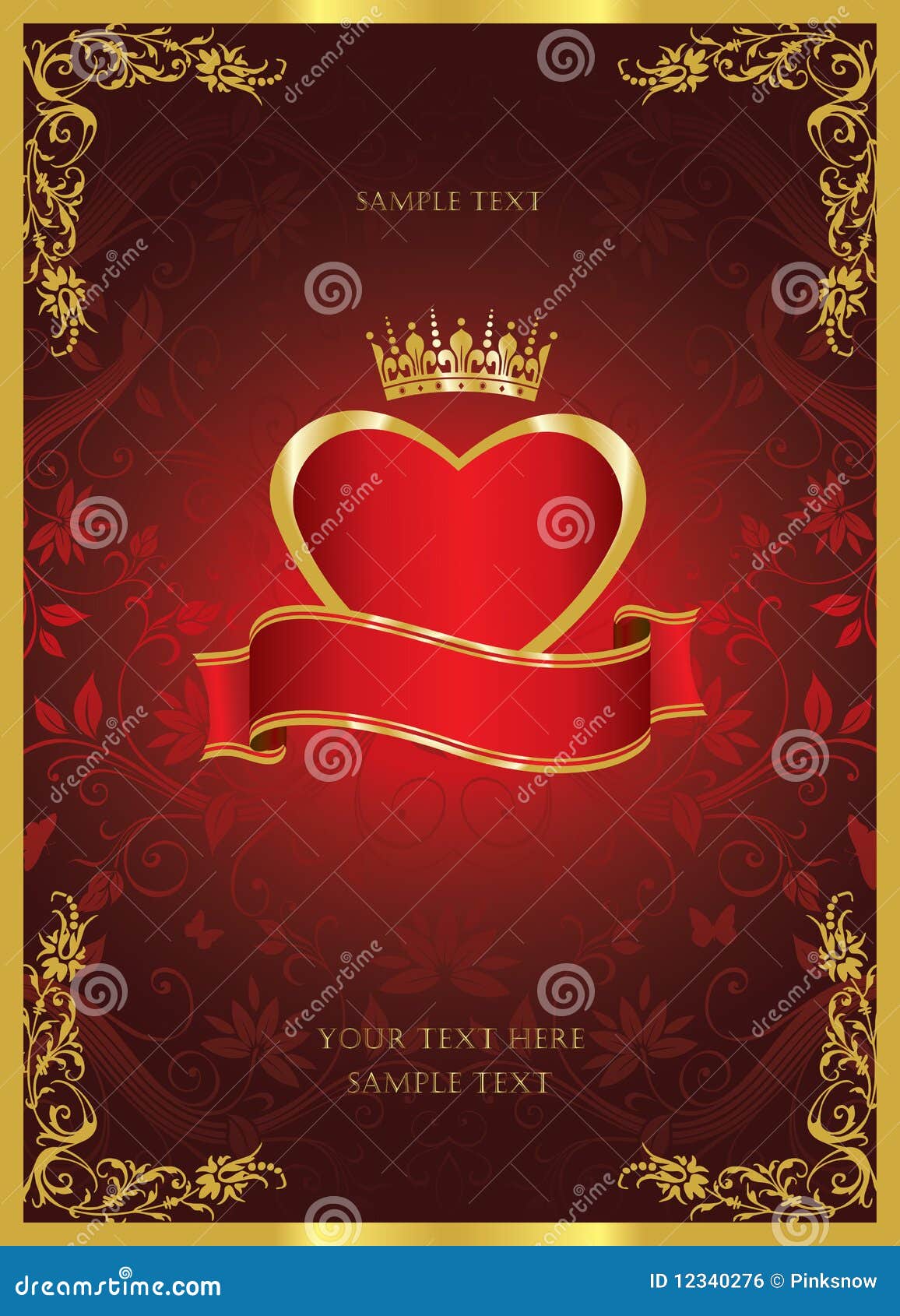 Love vintage cover design stock vector. Illustration of anniversary ...