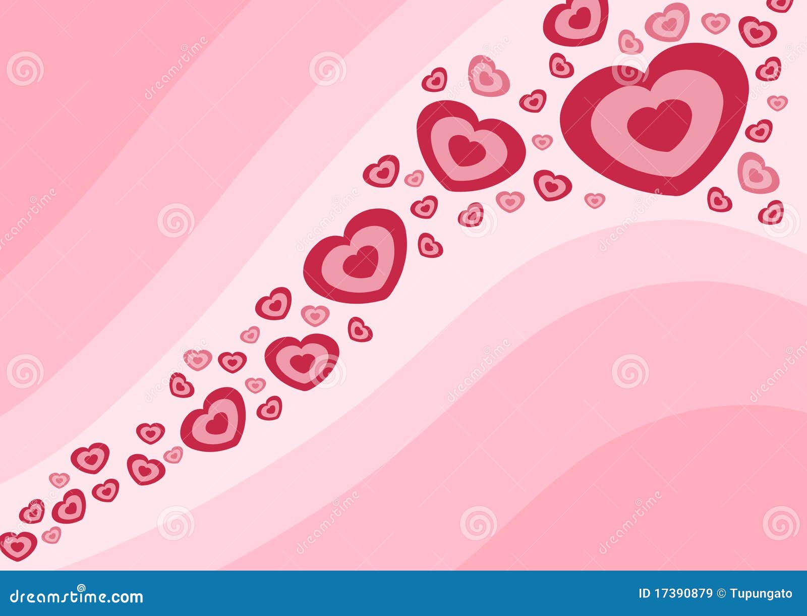 Love wave stock illustration. Illustration of valentines - 17390879