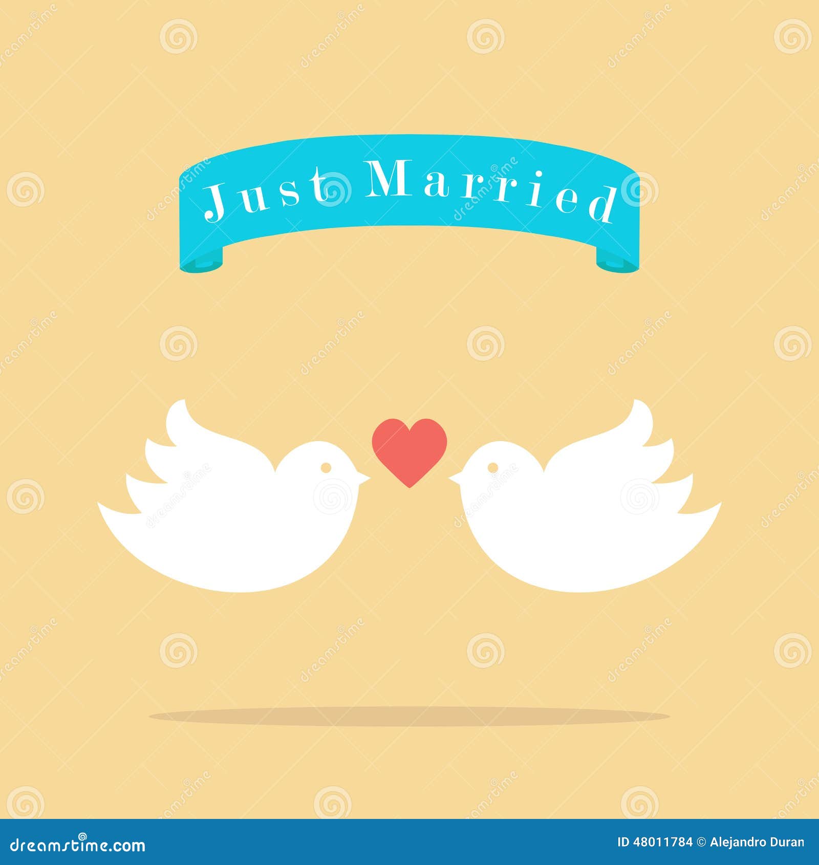 Love wedding birds stock vector. Illustration of celebration - 48011784