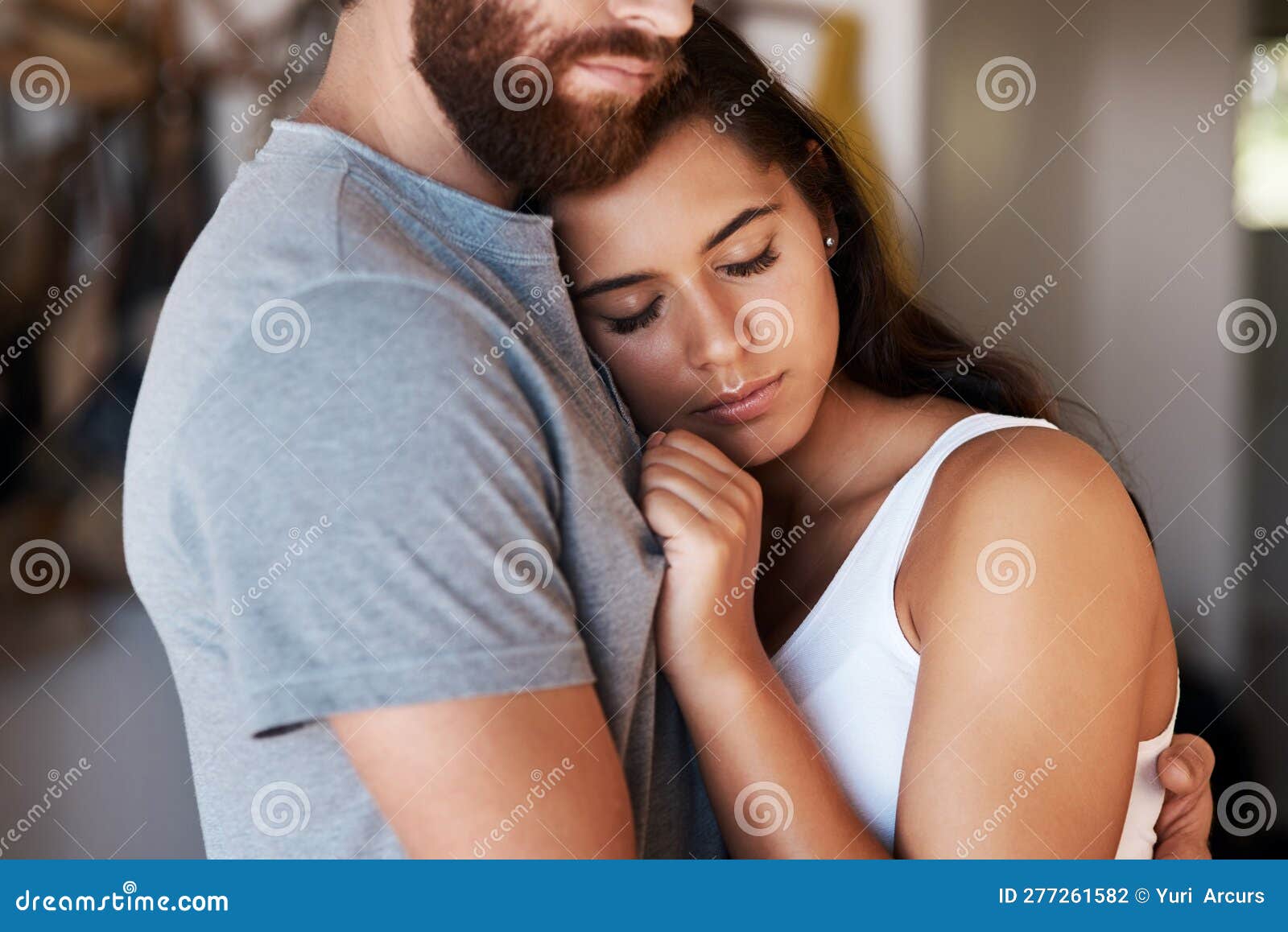 Love Will Keep You Safe. an Affectionate Young Couple Sharing a ...