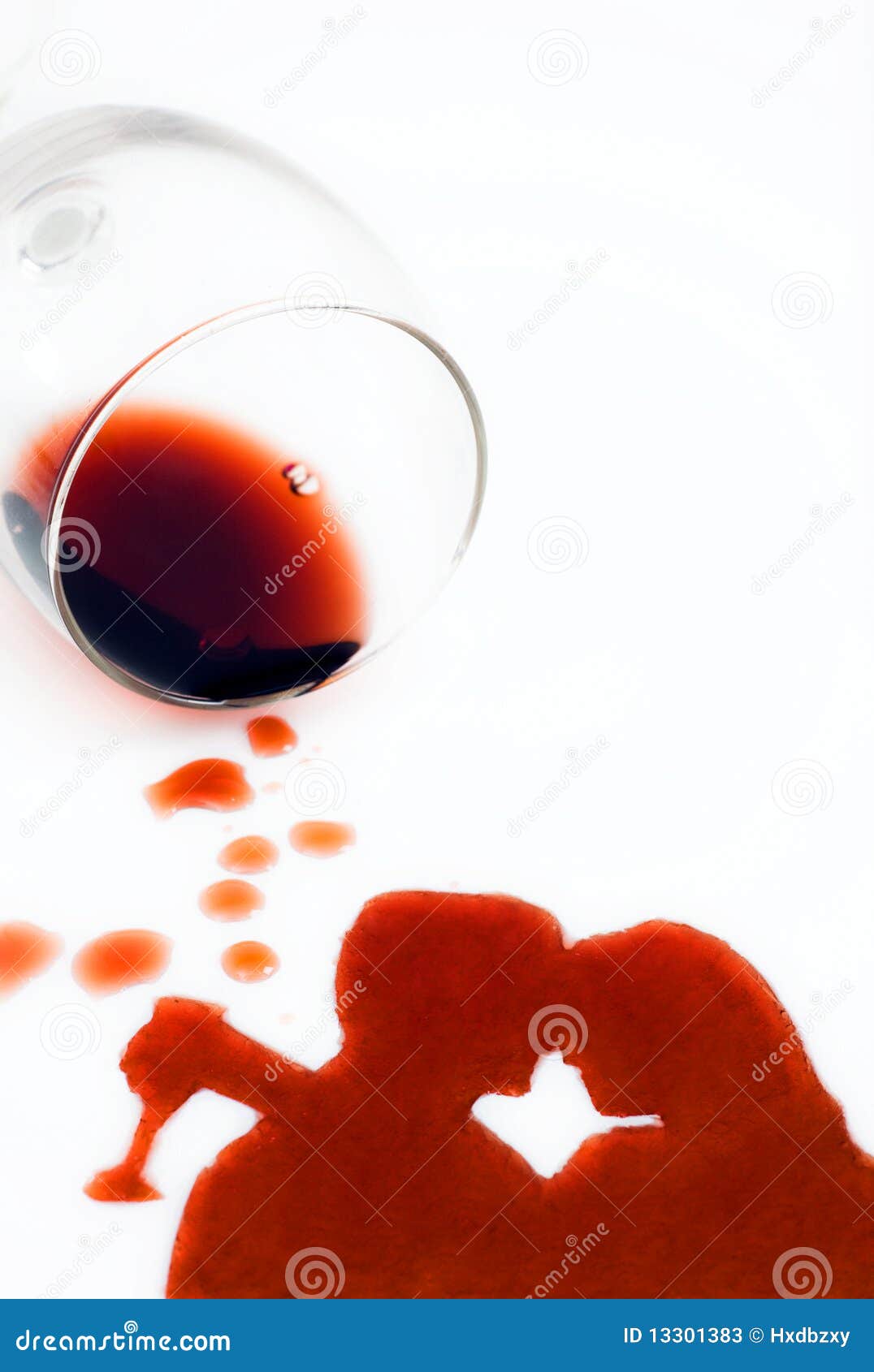 Love with wine stock image. Image of lovers, isolated - 13301383