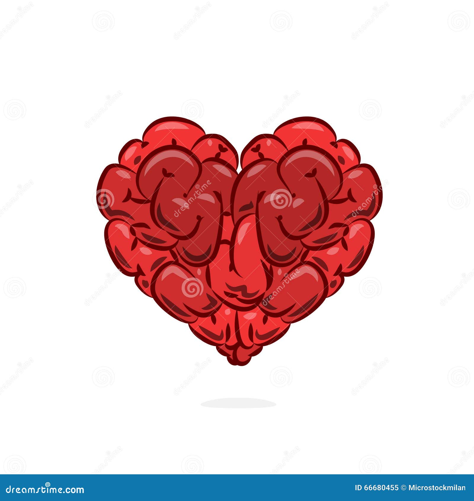 Love and wisdom symbol stock vector. Illustration of isolated - 66680455