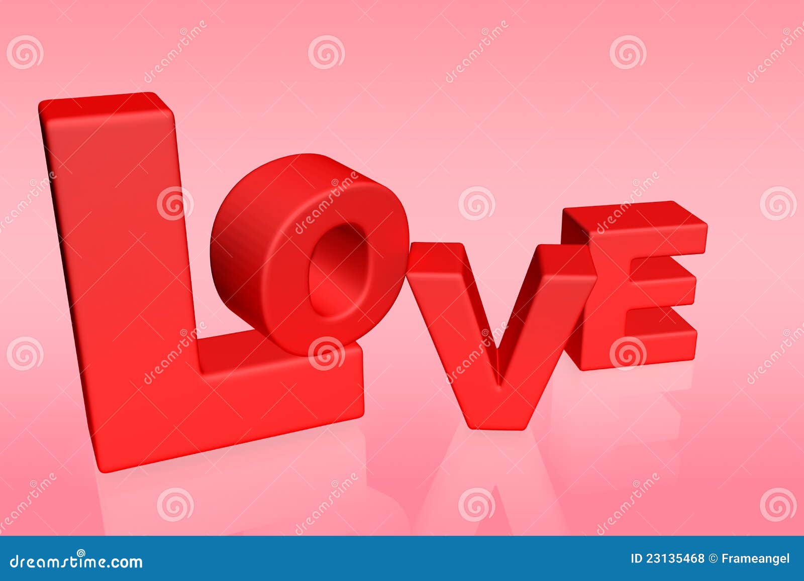 Love word 3d stock illustration. Illustration of design - 23135468