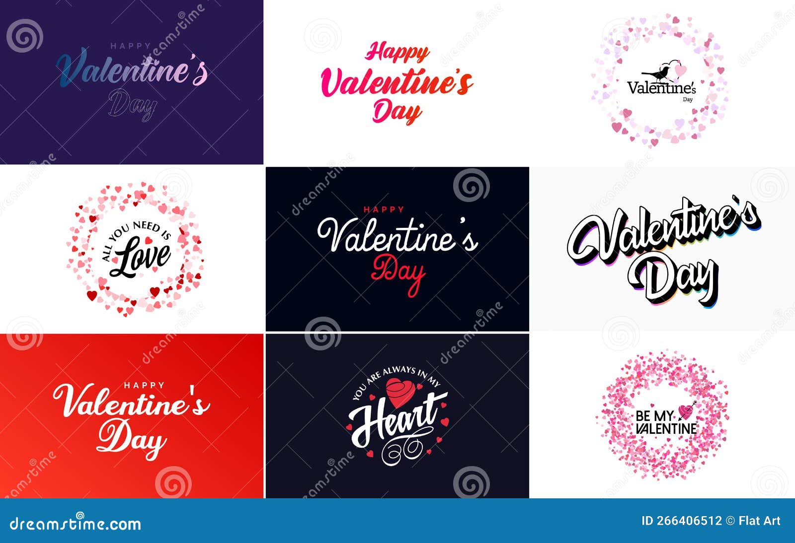 Love Word Art Design with a Heart-shaped Gradient Background Stock ...