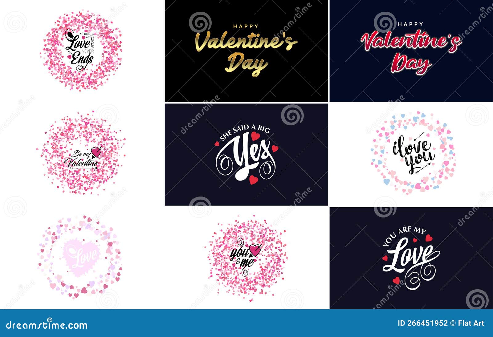 Love Word Art Design with a Heart-shaped Gradient Background Stock ...