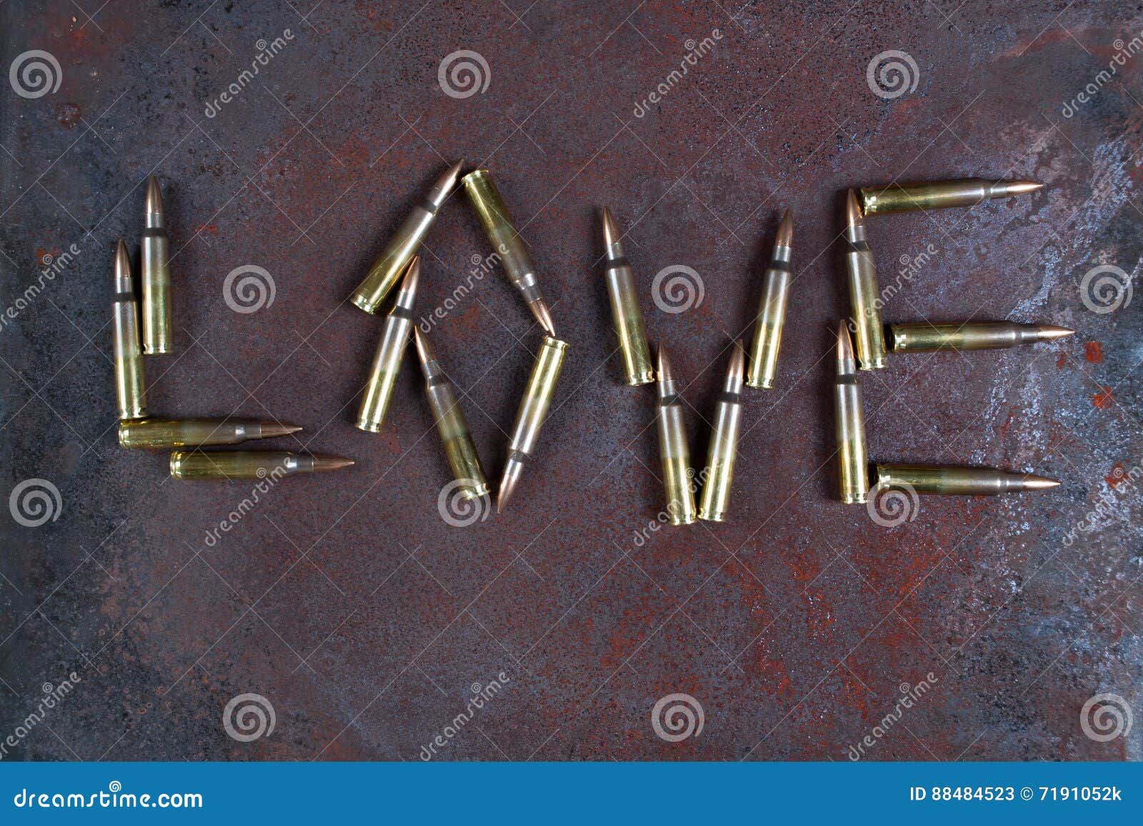 Love word of a bullets stock image. Image of death, black - 88484523