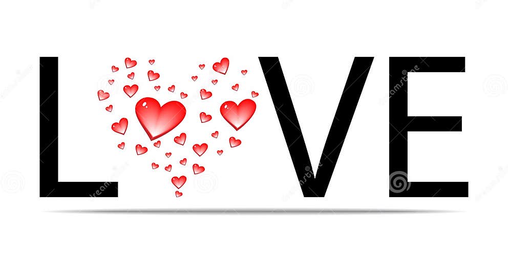Love word design stock vector. Illustration of symbol - 14167246