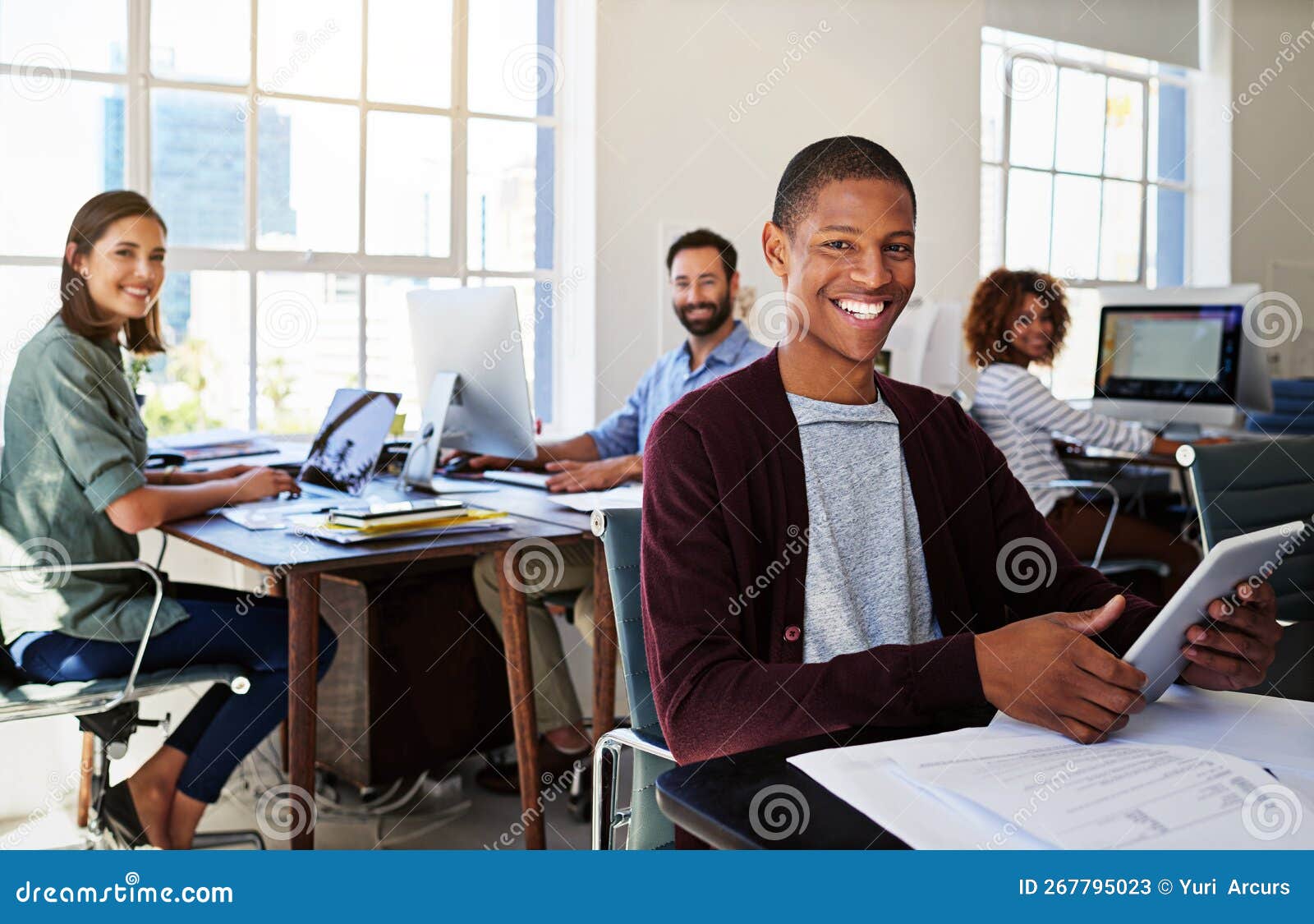 We Love Working in an Open and Transparent Work Environment. Portrait ...