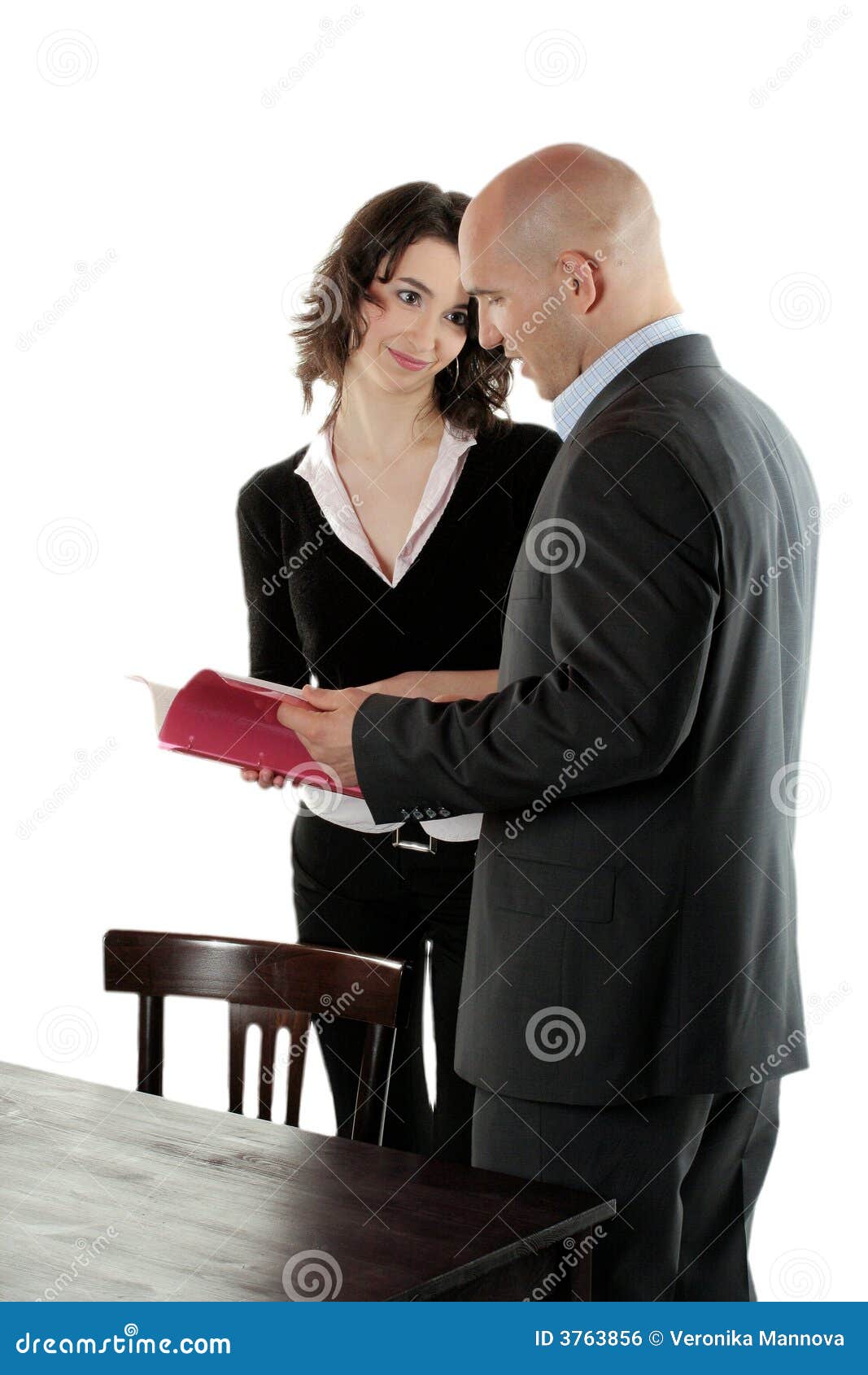 Love at workplace stock photo. Image of career, couple - 3763856
