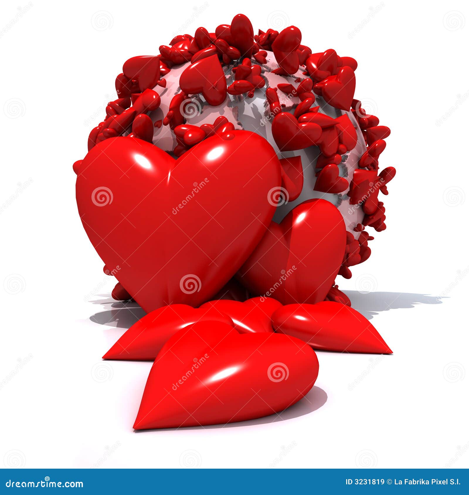 Love the world stock illustration. Illustration of symbol - 3231819