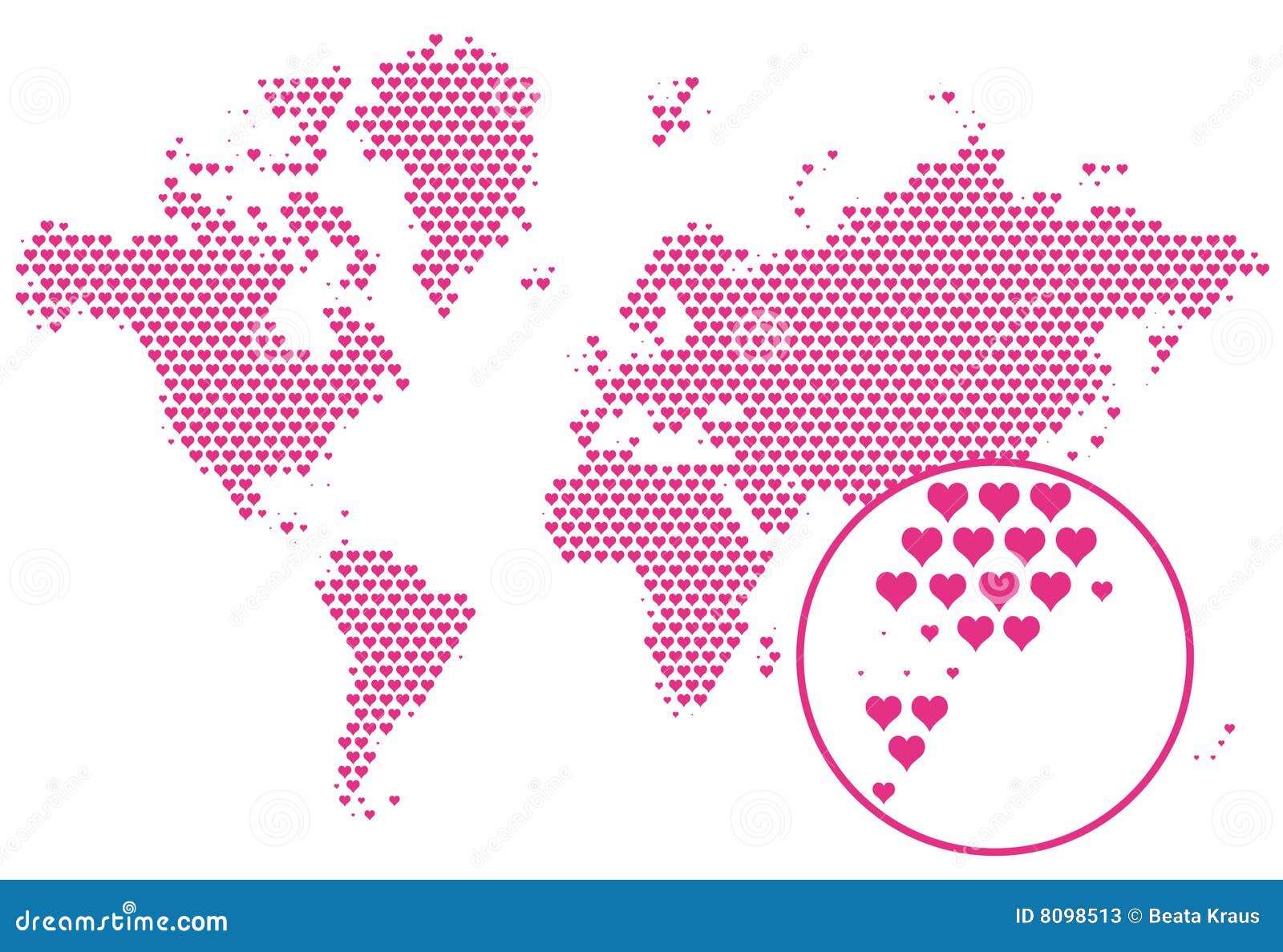 Love the world stock vector. Illustration of nature, atlantic - 8098513