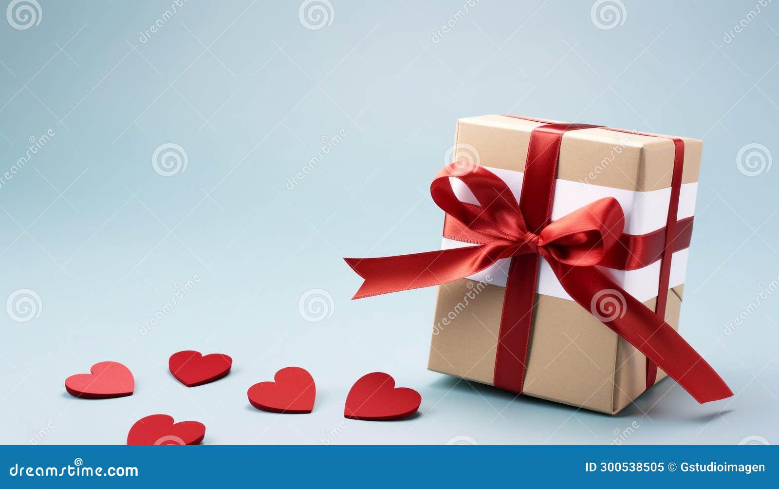 Love Wrapped in a Box, a Symbol of Celebration Generated by AI Stock ...