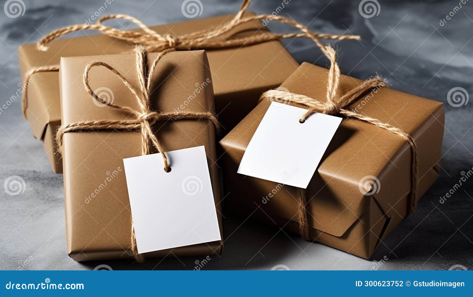 Love Wrapped in a Gift Box, Tied with String Generated by AI Stock ...