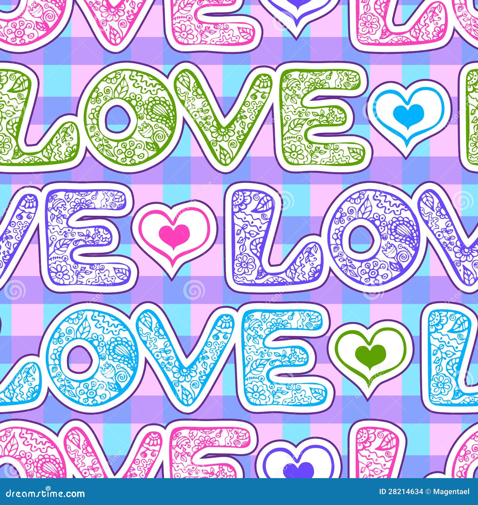 Love wrapping paper stock illustration. Illustration of design - 28214634