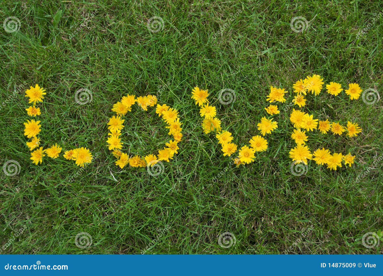 Love written with Flowers stock image. Image of colors - 14875009