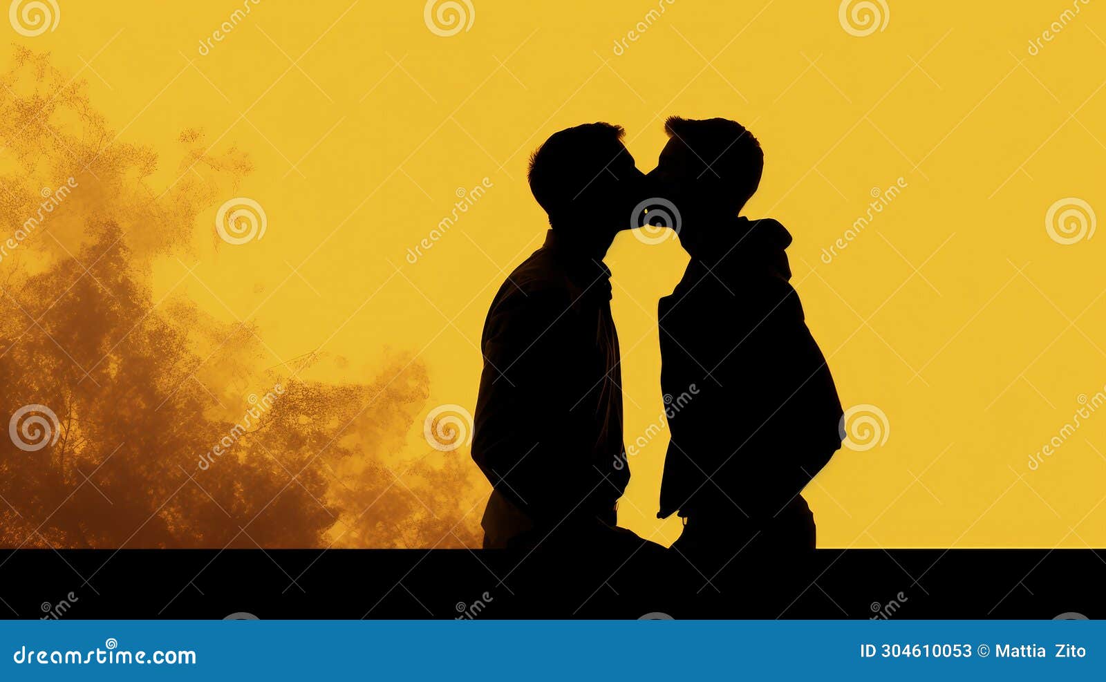 Love in Yellow and Black, Copy Space Stock Illustration - Illustration ...