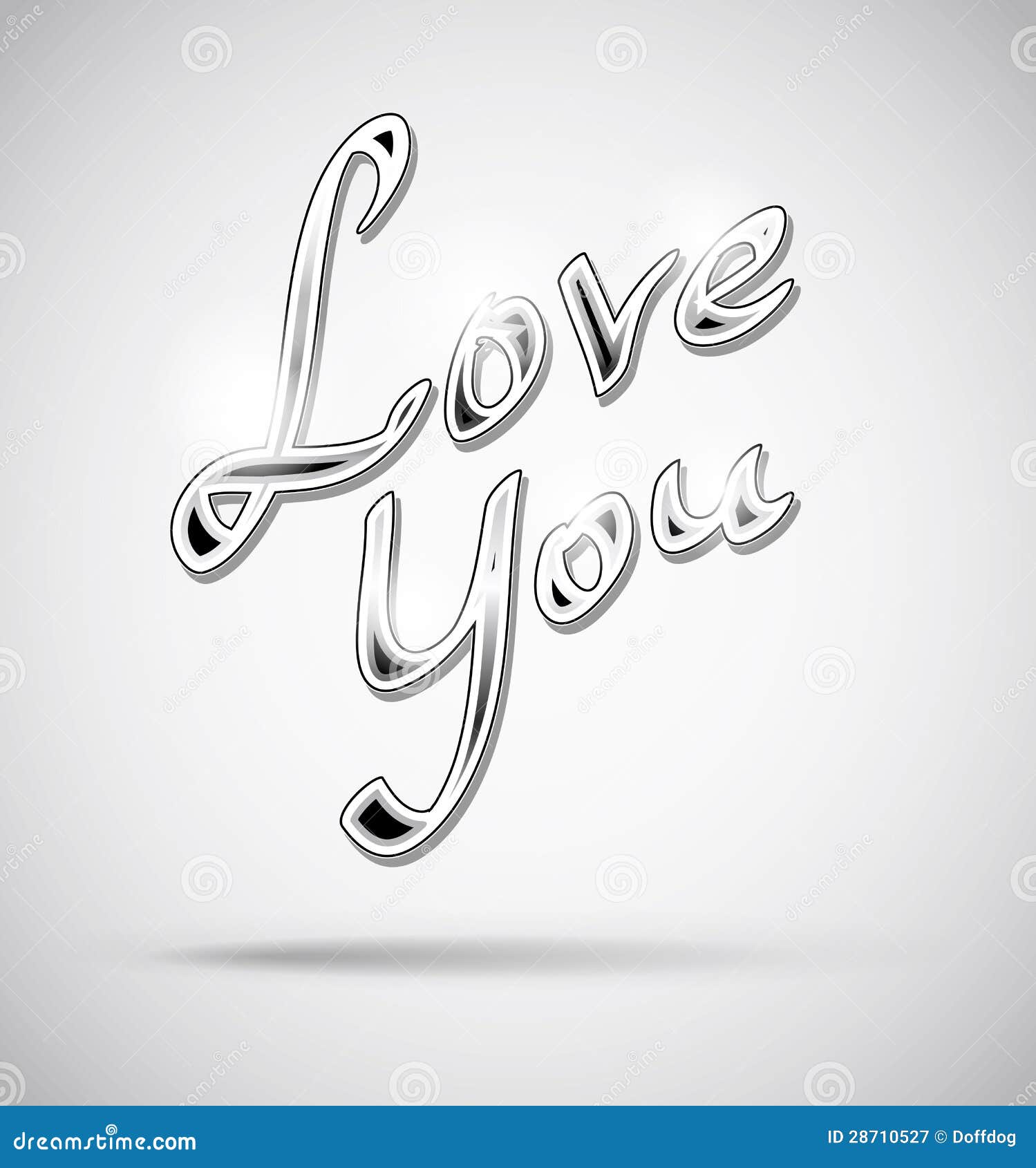 Love You Text stock vector. Illustration of happy, design - 28710527