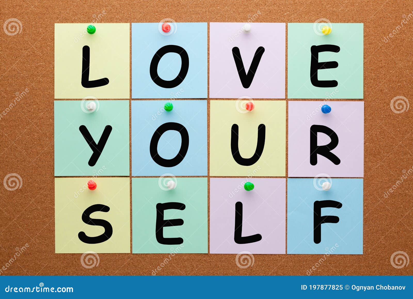 Love Your Self Concept stock image. Image of feeling - 197877825