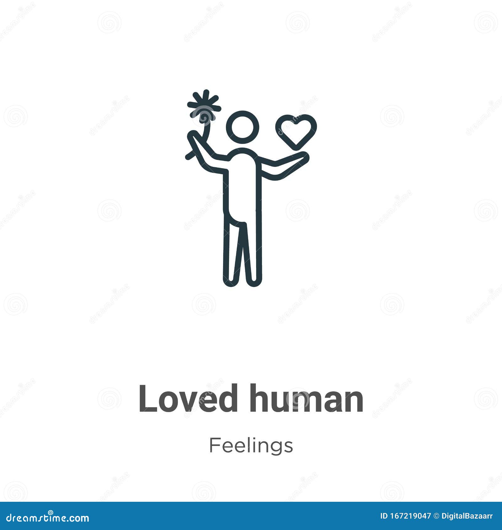 Loved Human Icon. Trendy Loved Human Logo Concept On White Background ...